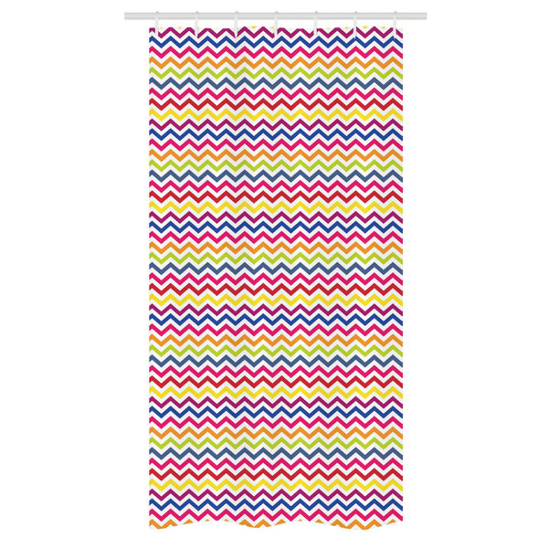 East Urban Home Ruggeri Chevron Shower Curtain With Hooks Included